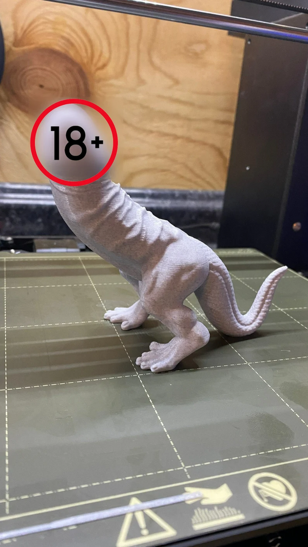 Dino Dick, dickasaurus, Cockasaurus – 304 3D Labs